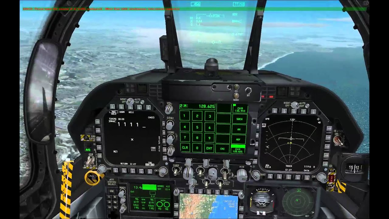 FSX - VRS TacPack - SuperBug Avionics - YouTube