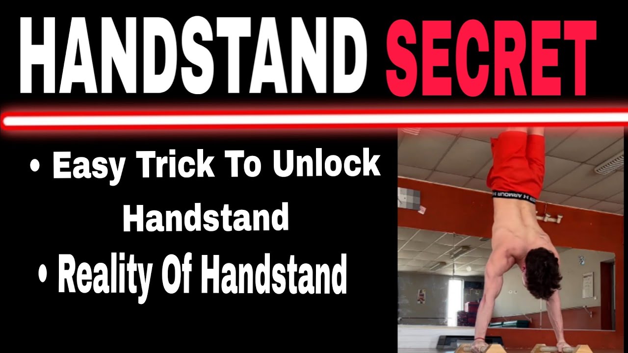Handstand Secret Trick 🤫 || Easiest Way To Learn Handstand || Handstand ...