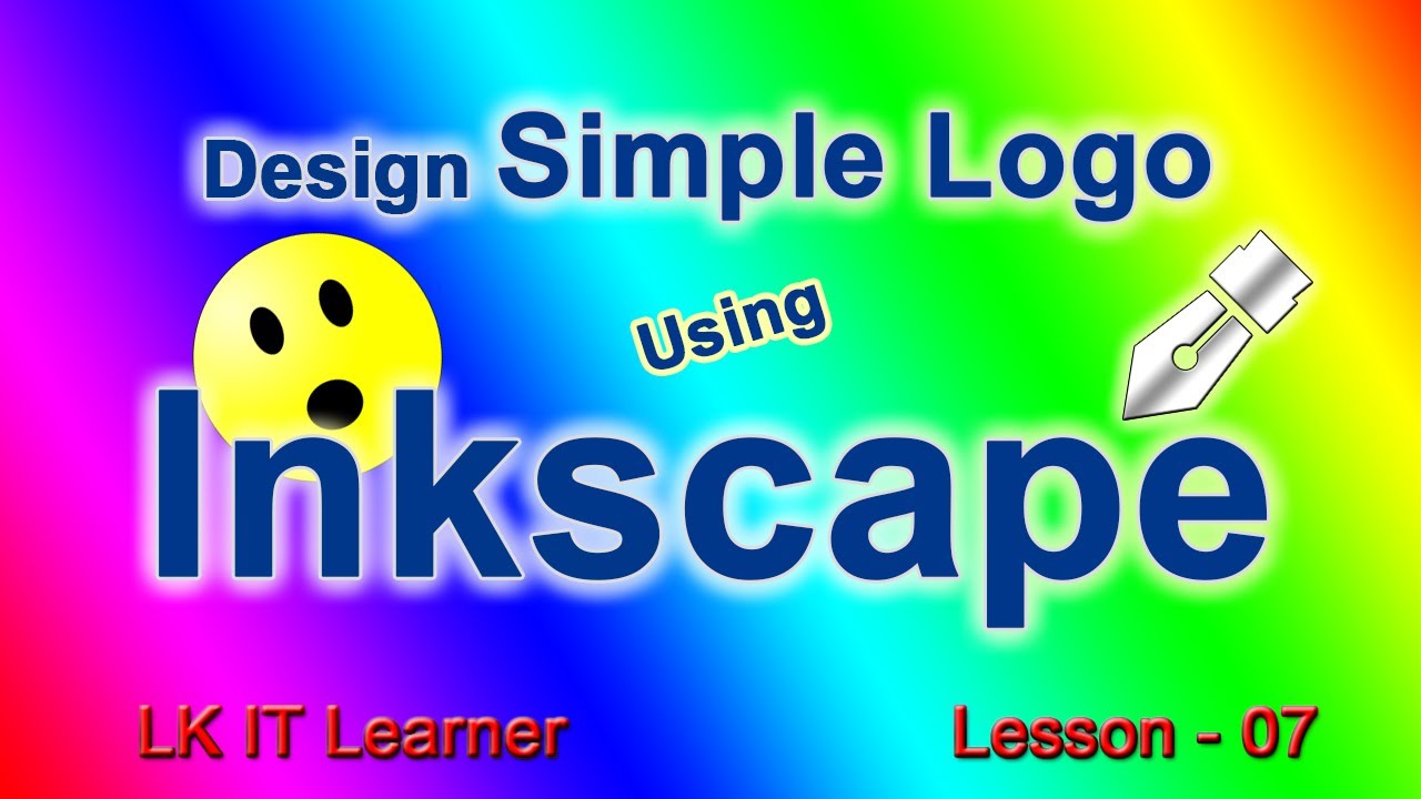 Learn Inkscape - Simple Logo - Lesson 07 - YouTube