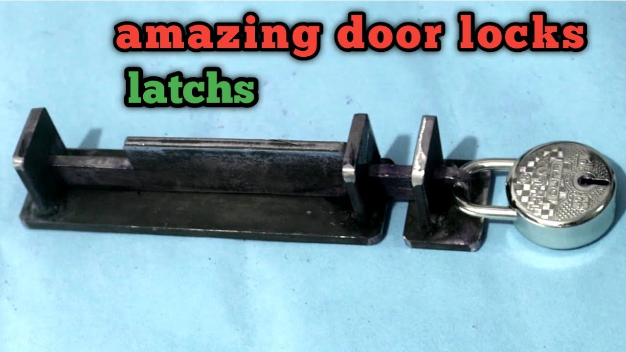 Diy door latch ideas | Unique door latch | door lock design - YouTube