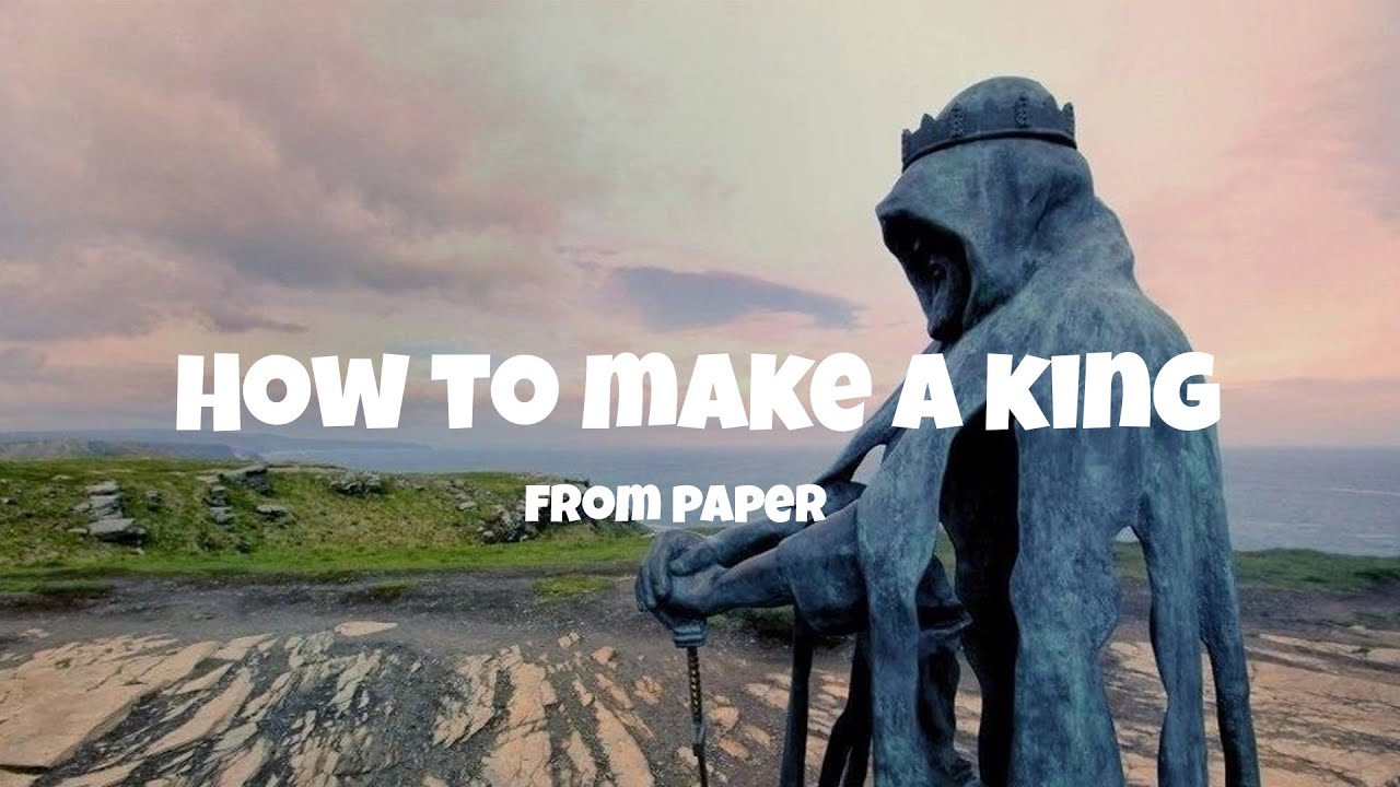 How to make a King from paper clay - YouTube