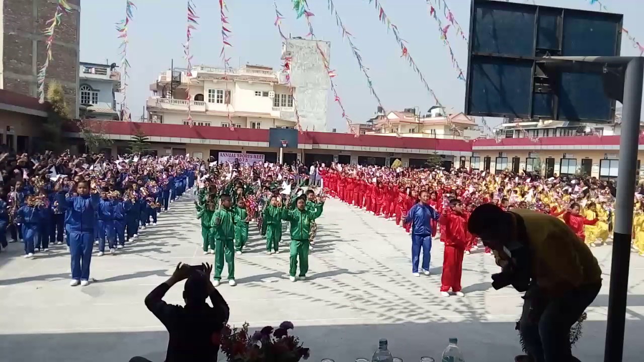 Performing Drill by Primary Students - YouTube