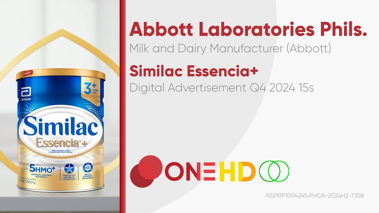 Similac Essencia+ Digital Ad Q4 2024 15s (Philippines) [HD/ST] - YouTube