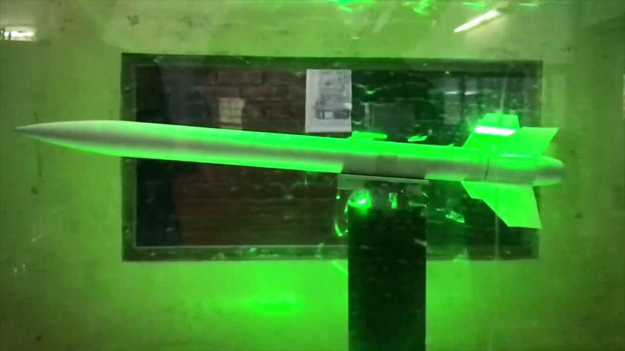 thrustMIT | Vyom sounding rocket scale down model | wind tunnel test ...
