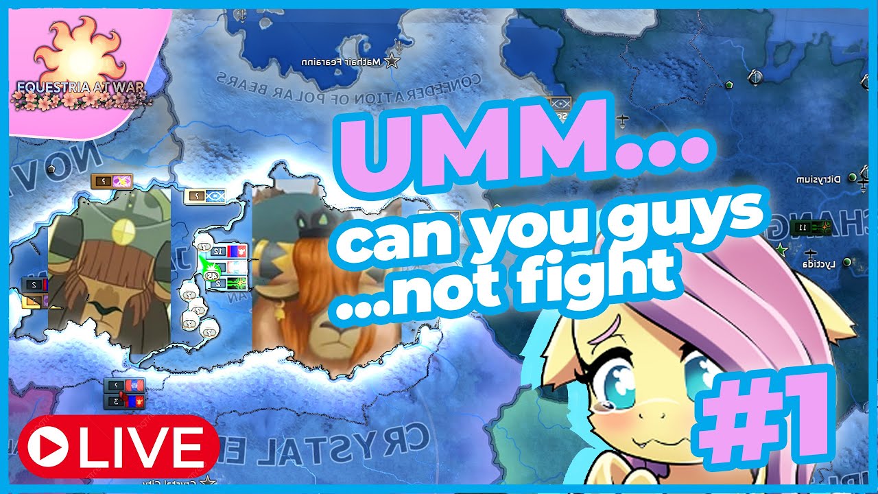 🔴 Fluttershy plays Equestria at War 【 Vtuber Debut 】 - YouTube