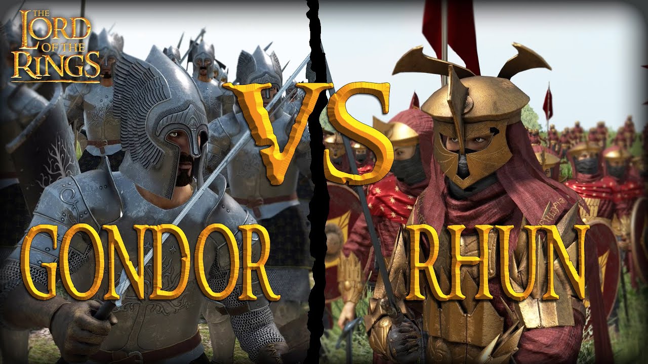 500 Gondor Men vs 500 Rhun | Epic Lord of the Rings Battle | Mount ...
