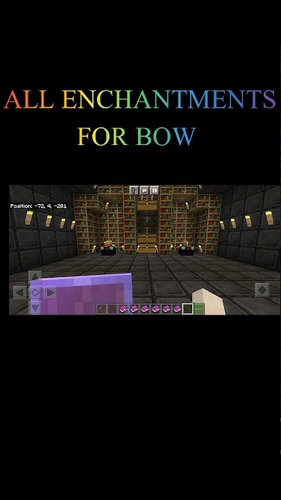 ALL ENCHANTMENTS FOR BOW IN MINECRAFT | HOW TO MAKE YOUR BOW OP | #bow ...