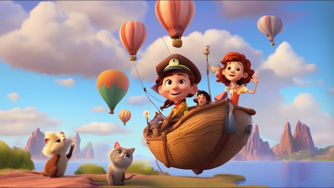 Captain Curious and the Sky Adventure Story - YouTube