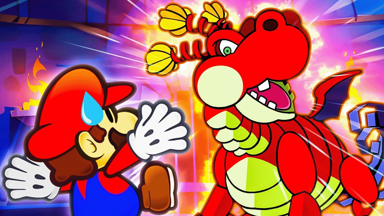 Slaying HOOKTAIL but I'm a FROG! | Paper Mario: The Thousand-Year Door ...