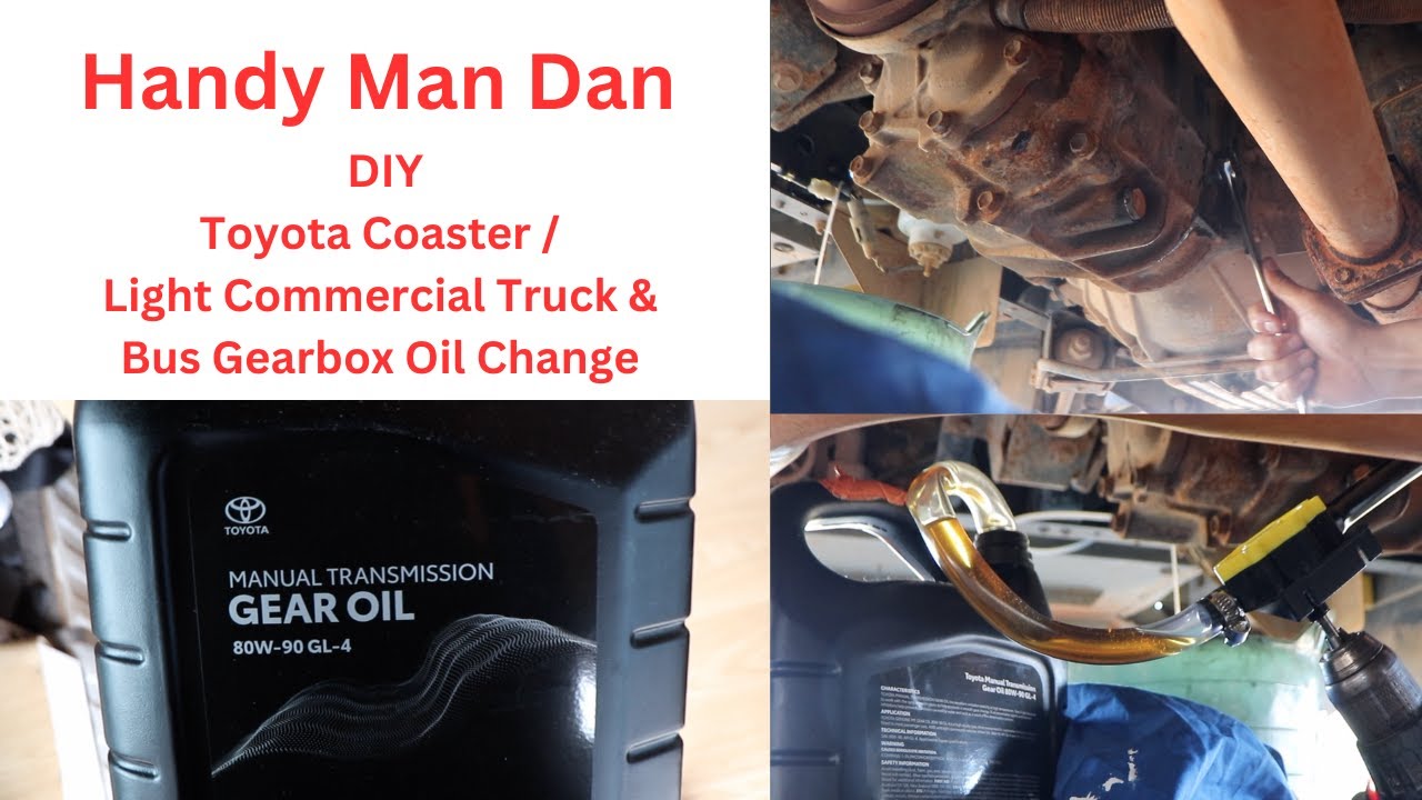 DIY Toyota Coaster / Light Commercial Truck & Bus Gearbox Oil Change ...