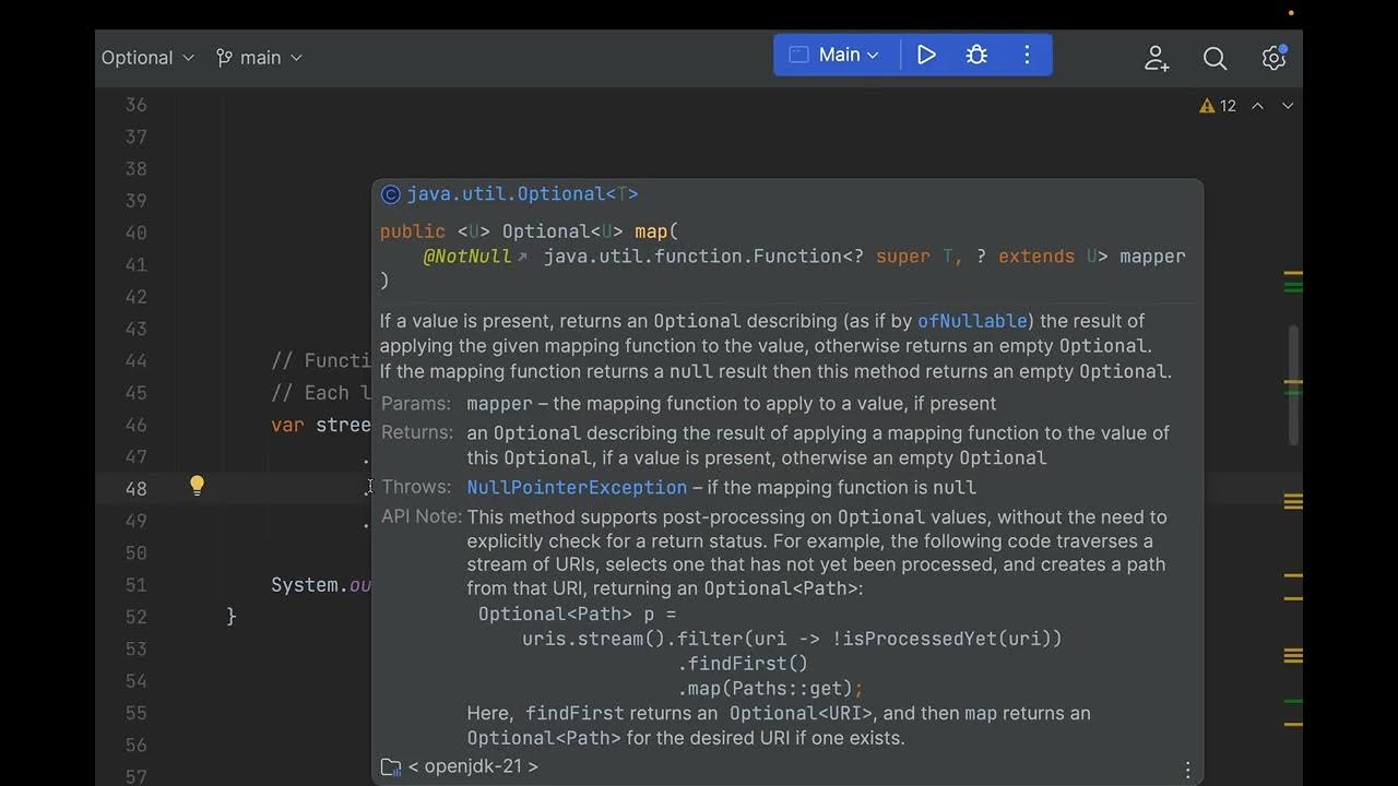 Java Optional, nested objects - YouTube