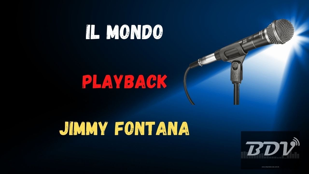 Jimmy Fontana - Il Mondo - Karaokê - YouTube