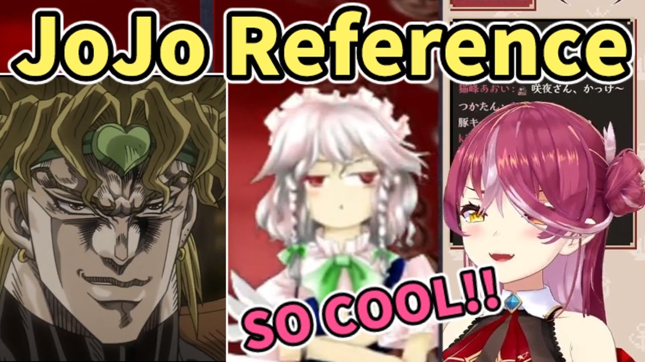 JoJo Reference From Marine's Favorite Game [ENG SUB] Hololive - YouTube