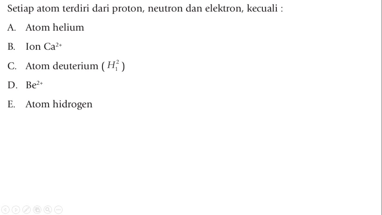 Latihan 4 - Notasi Atom - YouTube