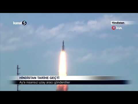 Hindistan Ay'a İnsansız Uzay Aracı Gönderdi