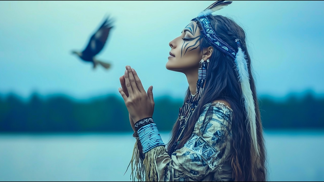 432Hz Soothing Hang Drum & Native American Flute Meditation Music ...