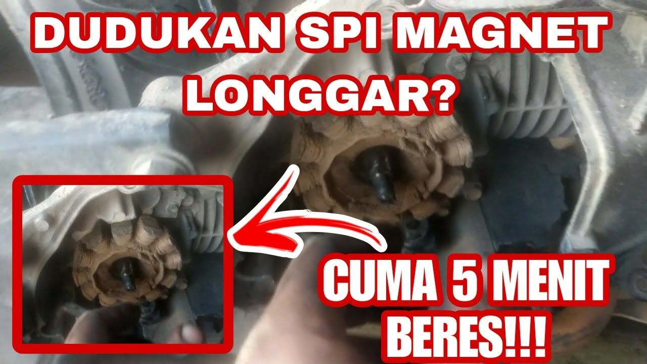 SOLUSI LUBANG SPI MAGNET LONGGAR BEAT FI SUSAH HIDUP - YouTube