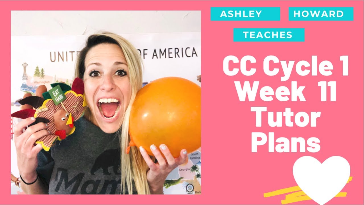 CC Cycle 1 Week 11 Tutor Plans (5th edition) - YouTube