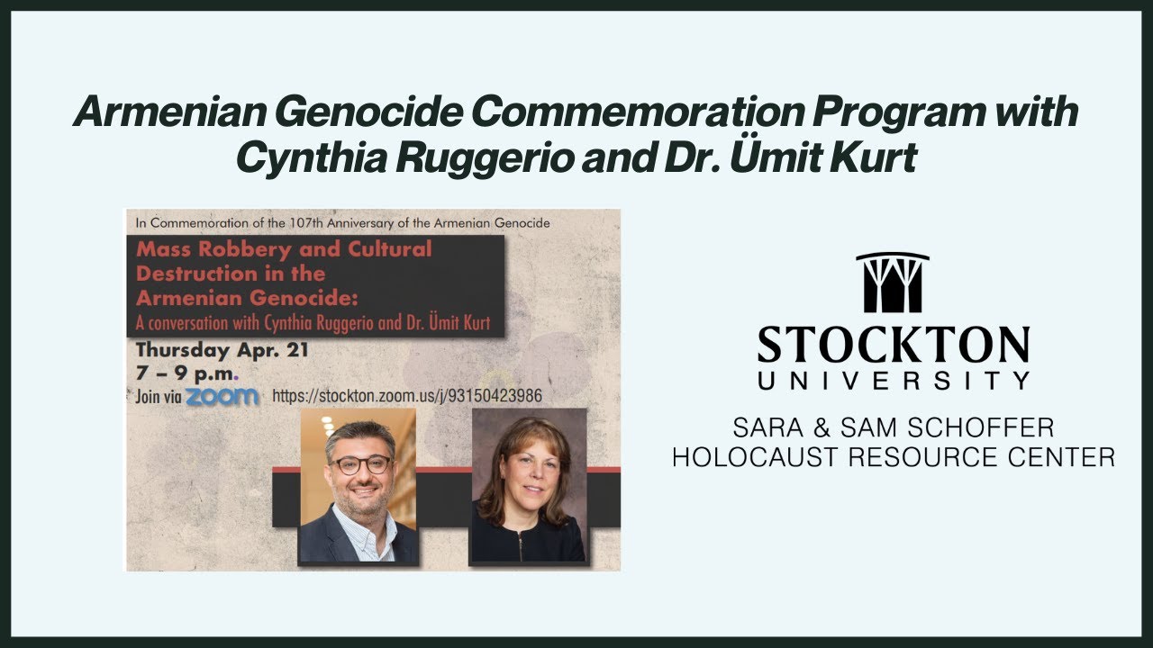 Armenian Genocide Commemoration Program with Cynthia Ruggerio and Dr ...
