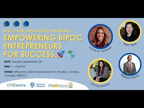 Empowering BIPOC Entrepreneurs for Success - YouTube