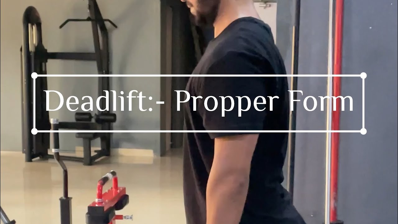 How to do deadlift ,proper form step by step - YouTube