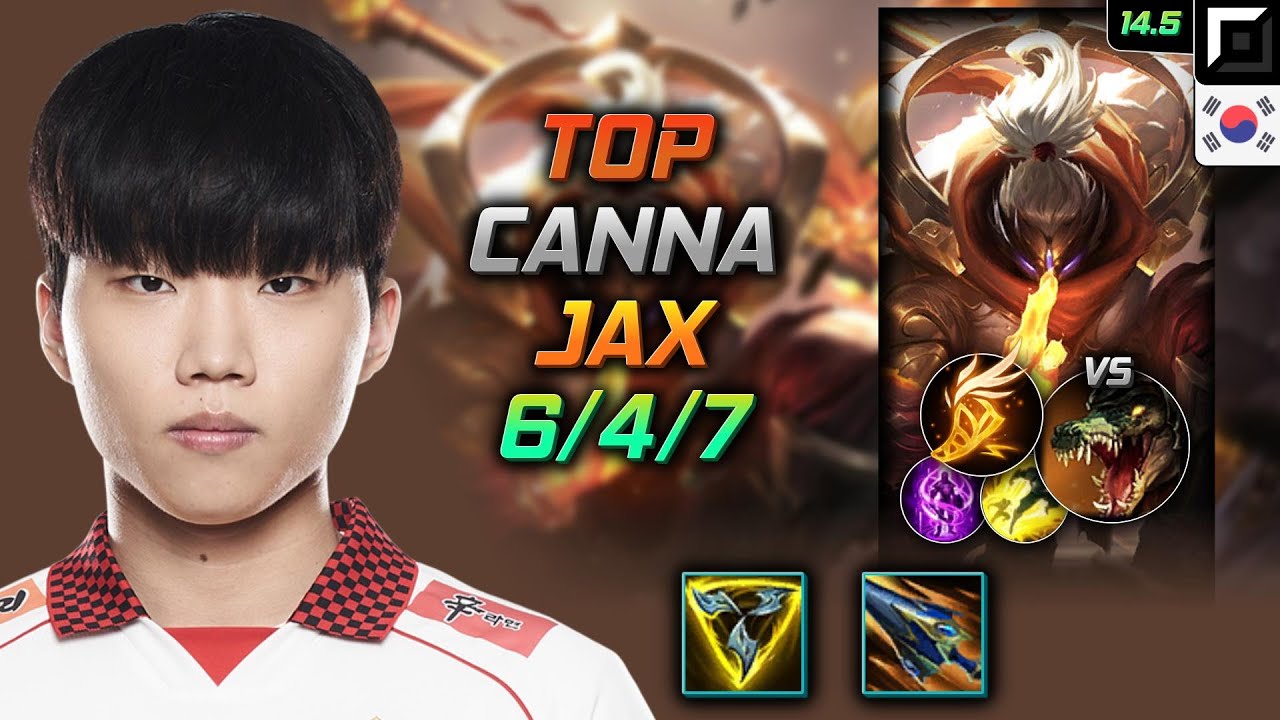 Jax Top Build Canna Trinity Force Fleet Footwork - LOL KR Challenger ...