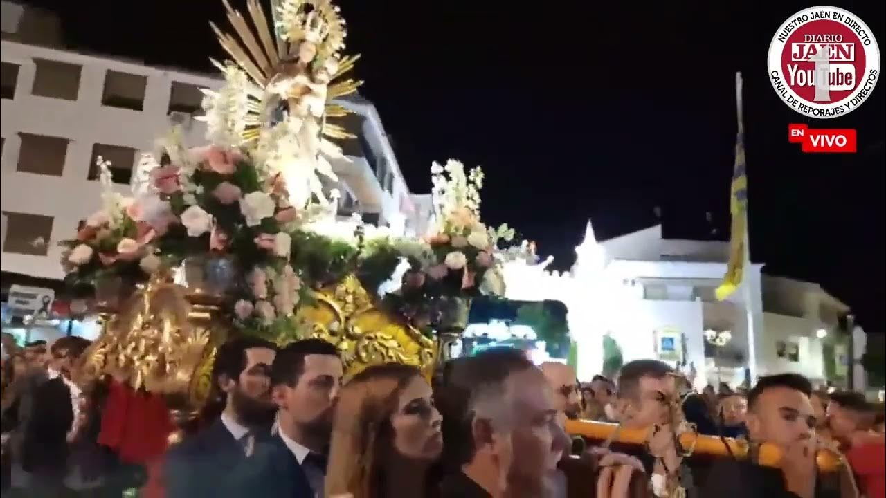 Mejores momentos de la procesión de la Virgen de la Encarnación en Peal de Becerro - YouTube
