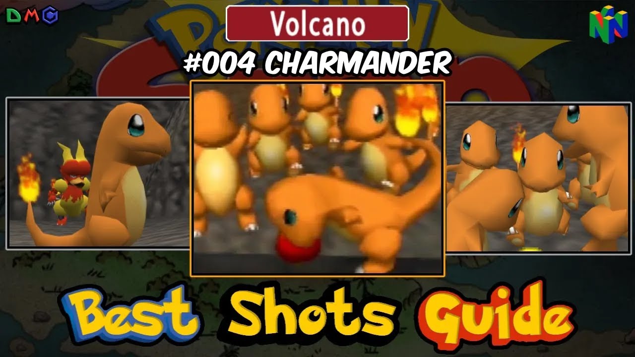#004 Charmander - Pokémon Snap (N64) Best Shots Guide - YouTube