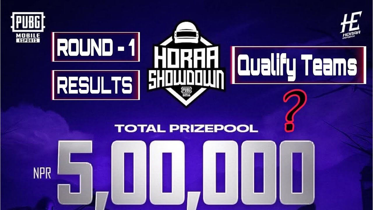Horaa ShowDown Round - 1 Results & Points ! Qualify Teams ASL 4K ...