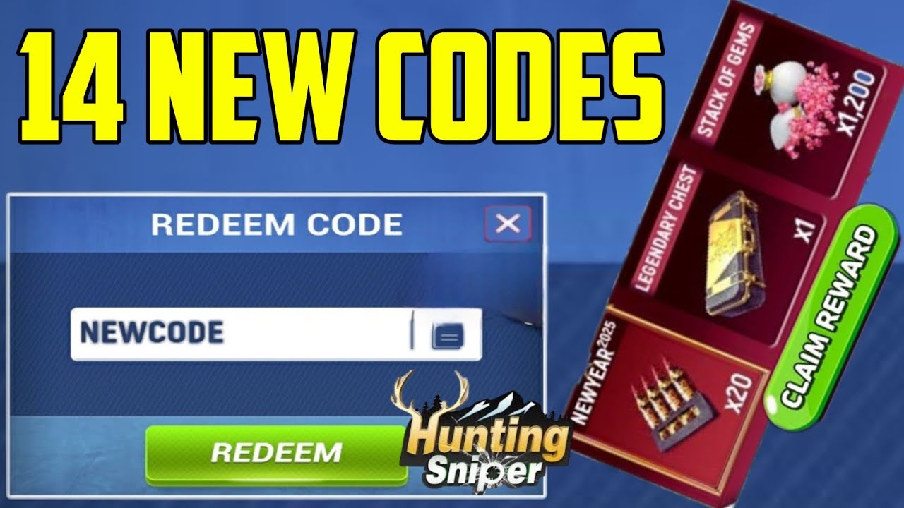 ⚡HUNTING SNIPER NEW CODES FEBRUARY 2025 | HUNTING SNIPER REDEEM CODES ...