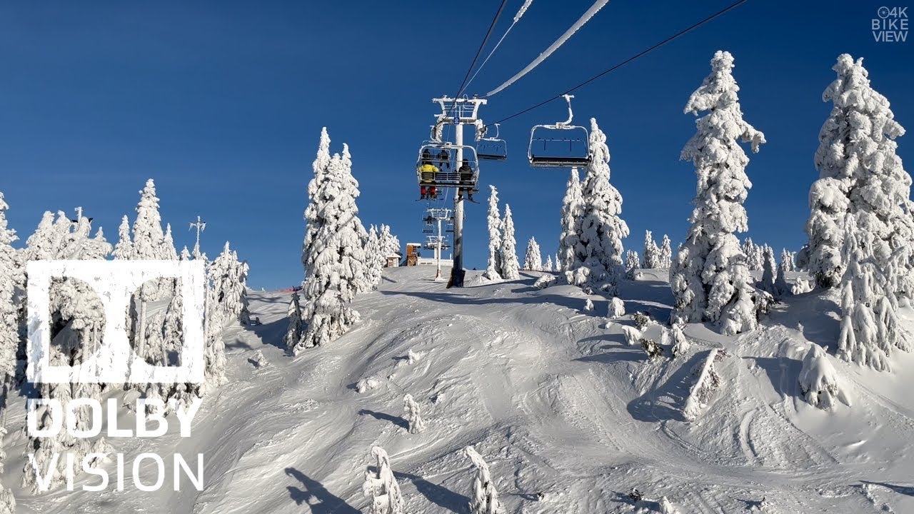 CYPRESS MOUNTAIN - SKY QUAD CHAIR Jan 4, 2023 [4K BIKE VIEW] - YouTube