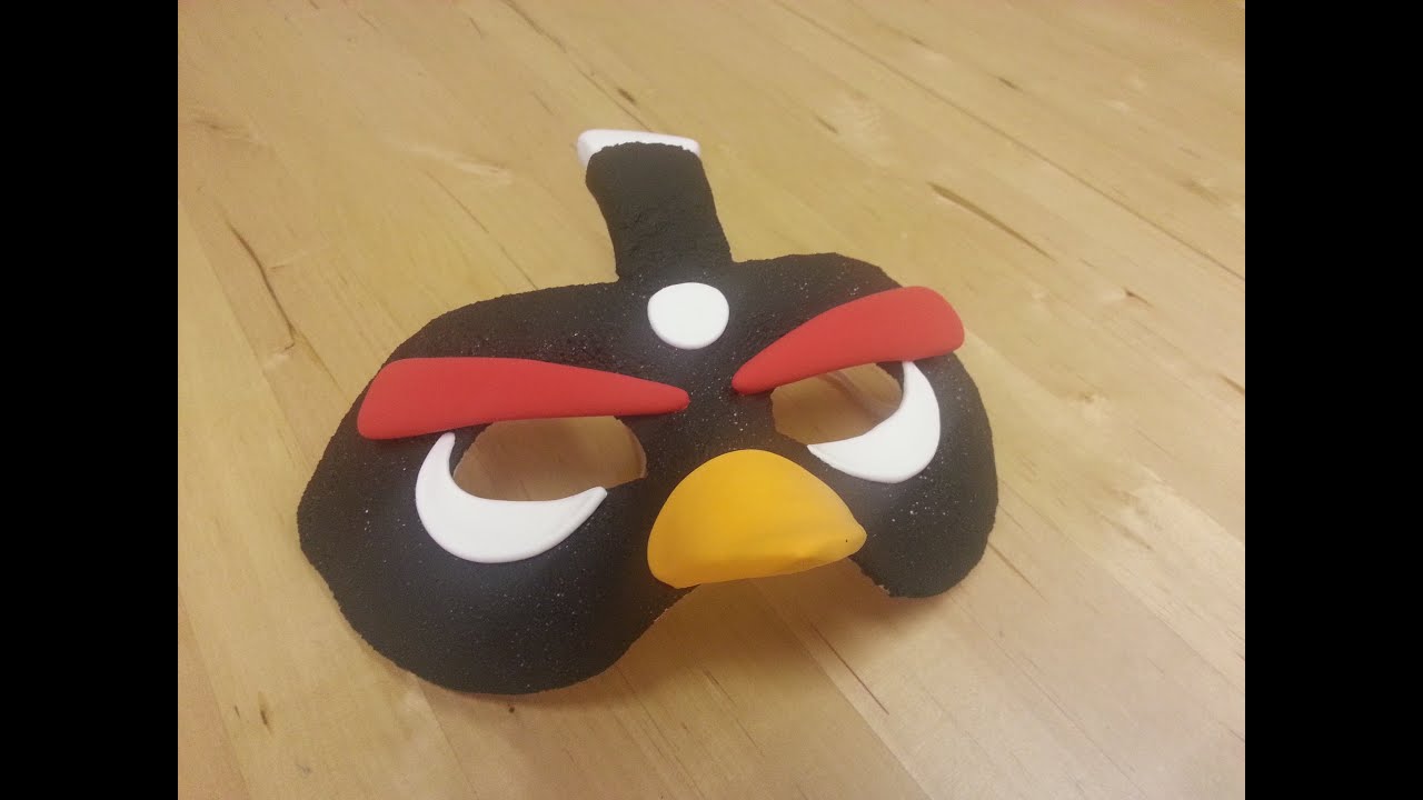 Jumping Clay Tutorial - Angry Bird Mask - YouTube