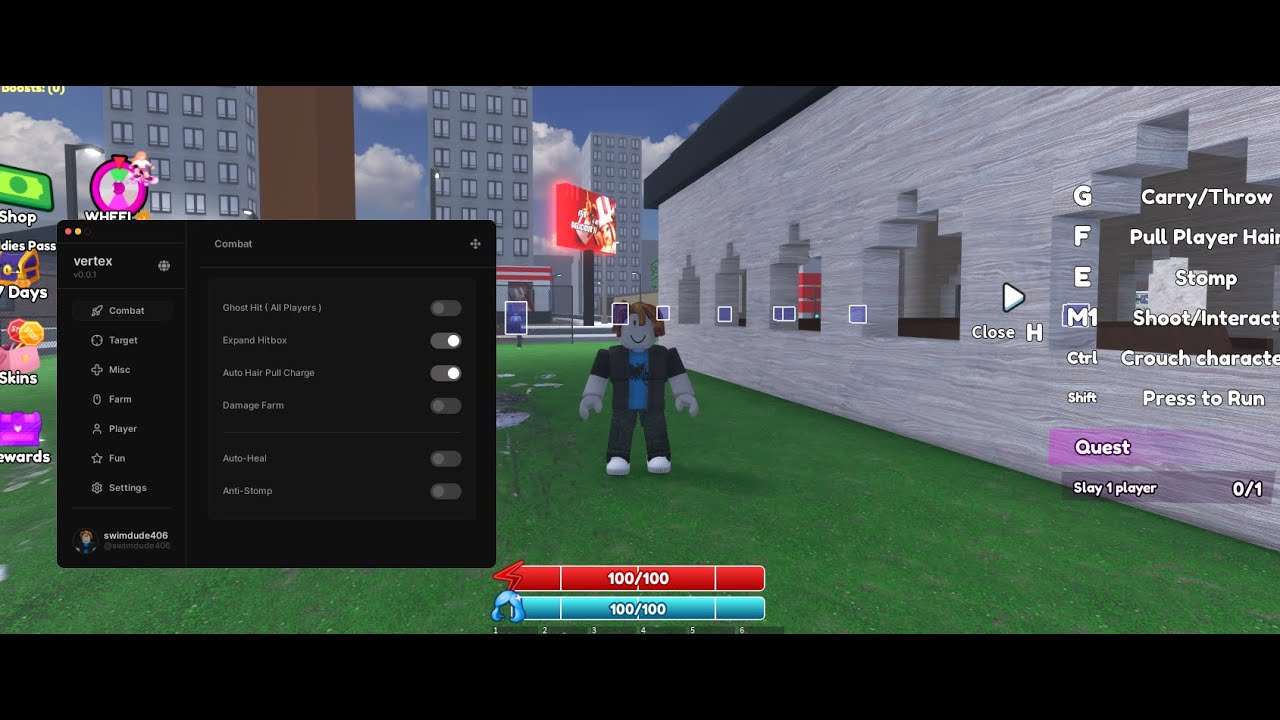 Baddies Script | Kill All, Hitbox Extender, Autofarm, Auto Heal, MORE ...