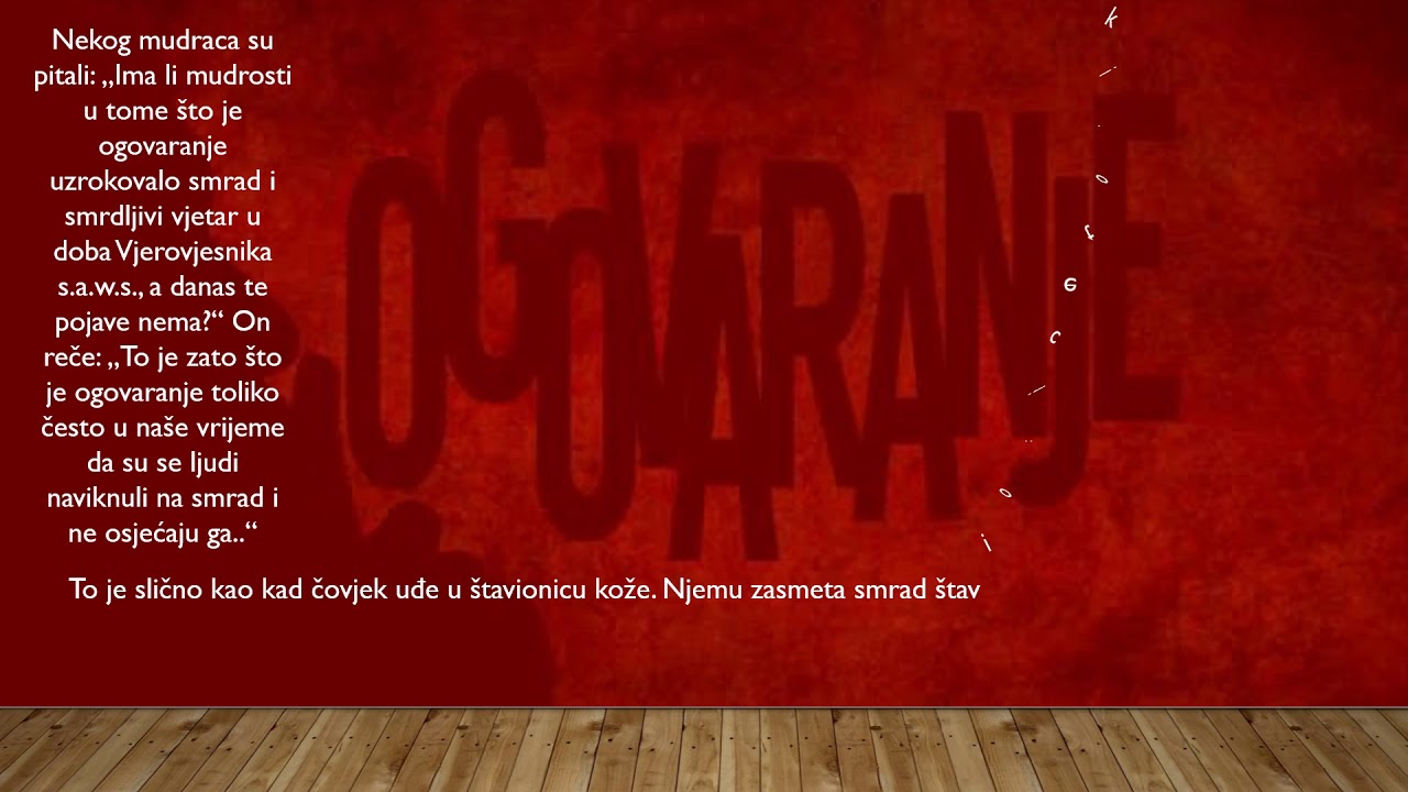 Ogovaranje - YouTube