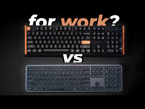 Which keyboard is ACTUALLY BETTER for WORK? (Logitech MX Keys S vs. Keychron K10 HE)
