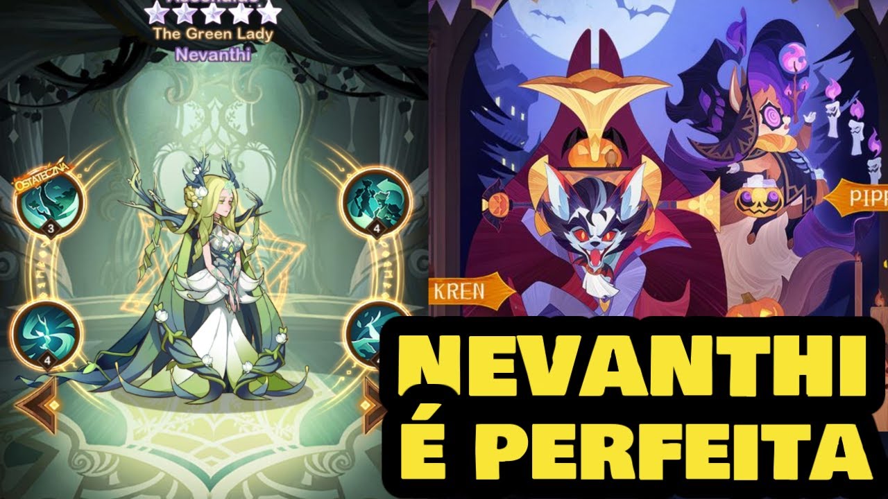 Nevanthi Chegou e Novas Skins de Halloween - Afk Arena - YouTube