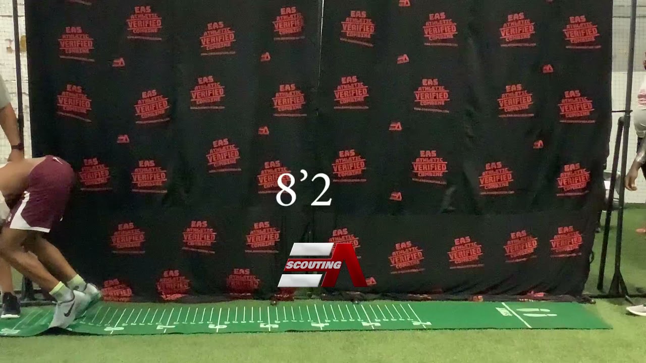 Jordan Ervin - Broad Jump - YouTube