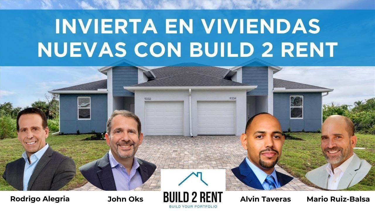 Invierta En Viviendas Nuevas Con Build 2 Rent [Build2Rent.com] - YouTube