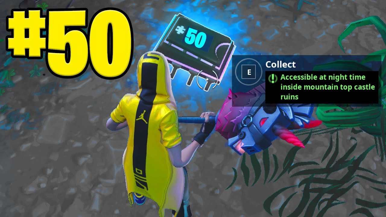 FORTBYTE #50 Accessible at night time inside mountain top castle ruins ...