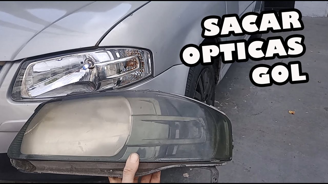 Como sacar cambiar opticas volkswagen gol power - YouTube