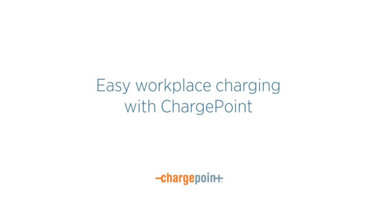 Easy workplace charging with ChargePoint - YouTube