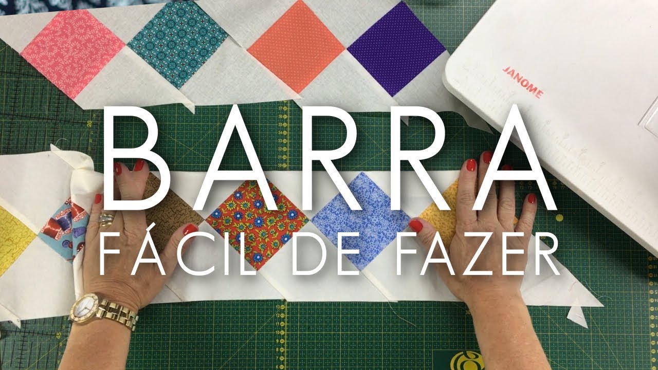Dica de Sexta: Barra Fácil de Fazer (Tutorial Patchwork) - YouTube