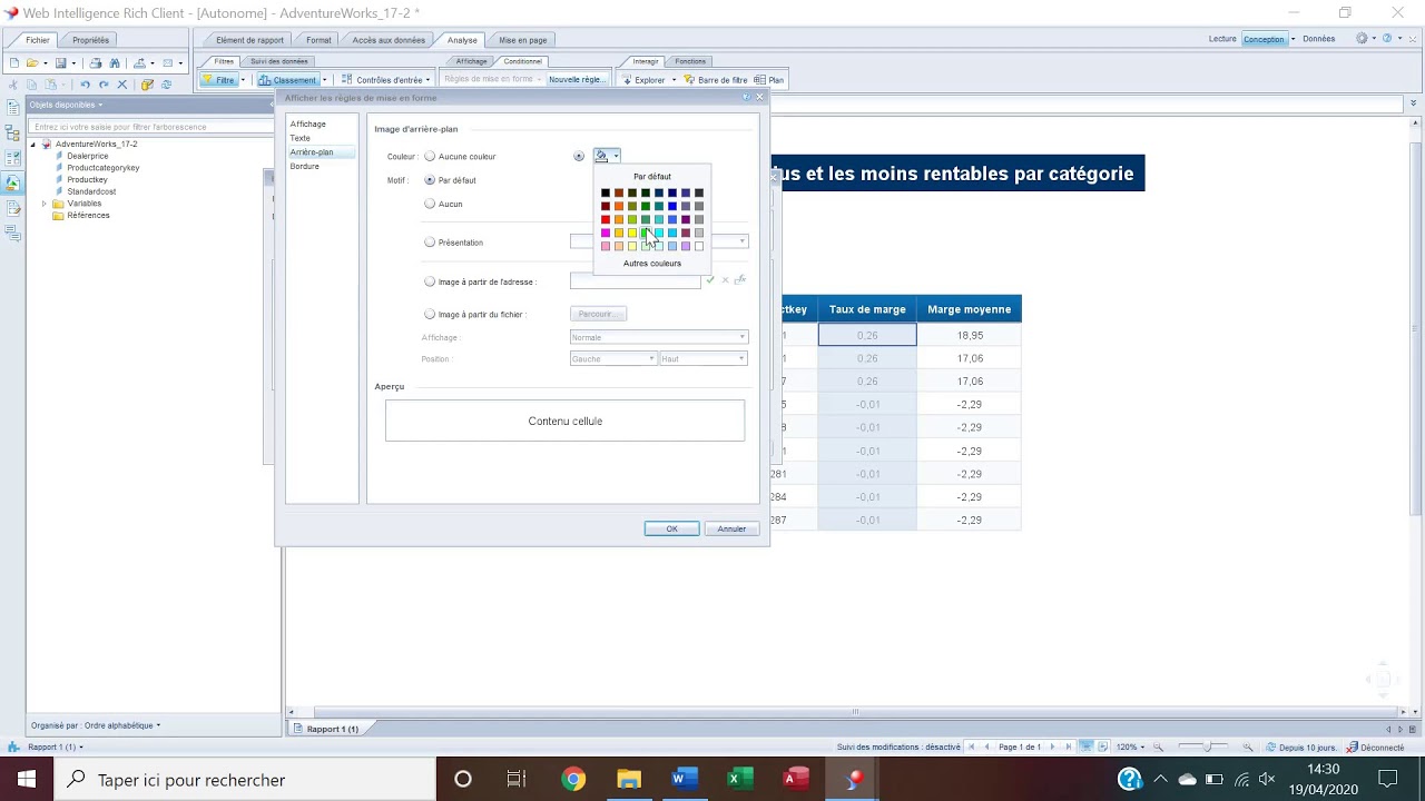 SAP BO - Webi - Mise en forme conditionnelle - YouTube