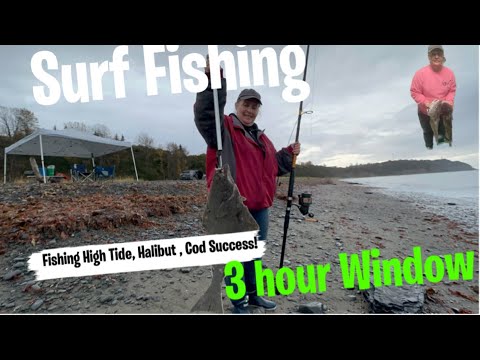 Surf Fishing , Alaska halibut 4 hour trip - YouTube