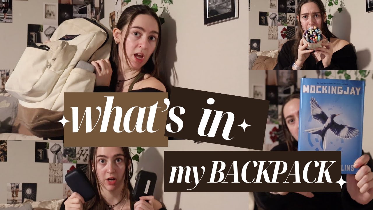 what's in my backpack?! - YouTube