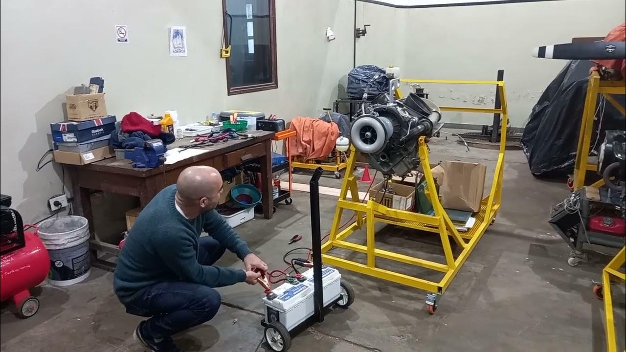 Rolls Royce Allison 250 - Primera prueba de starter - YouTube