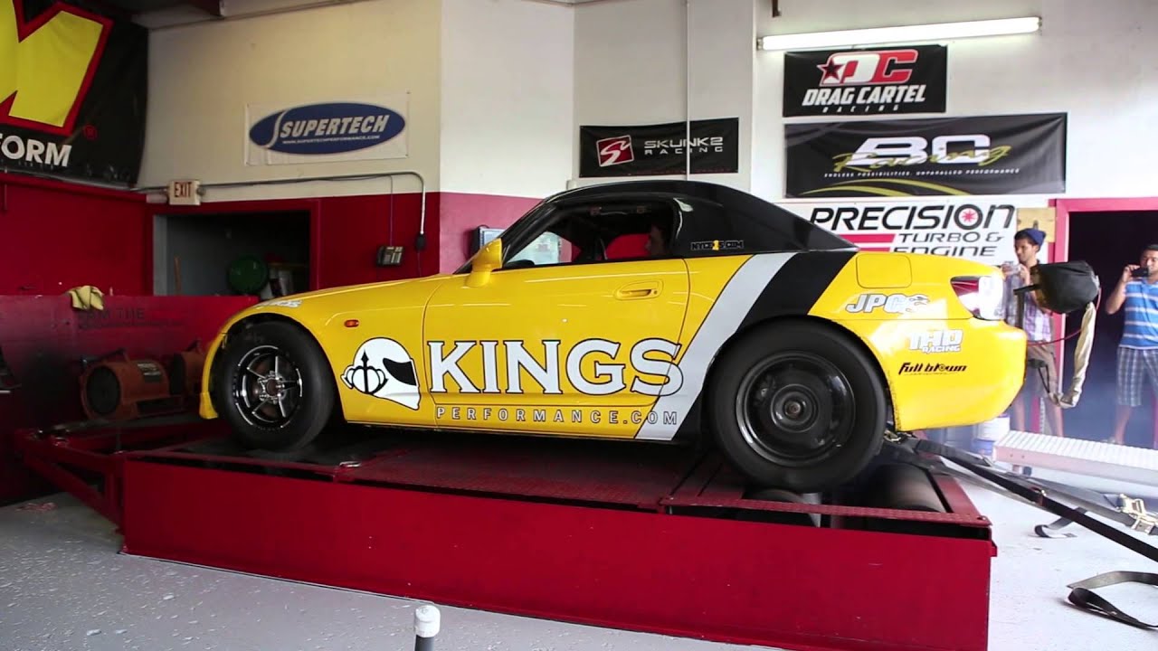 Kings Performance - S2000 Meet Dyno Runs (Yellow Bullet & Hulk) - YouTube