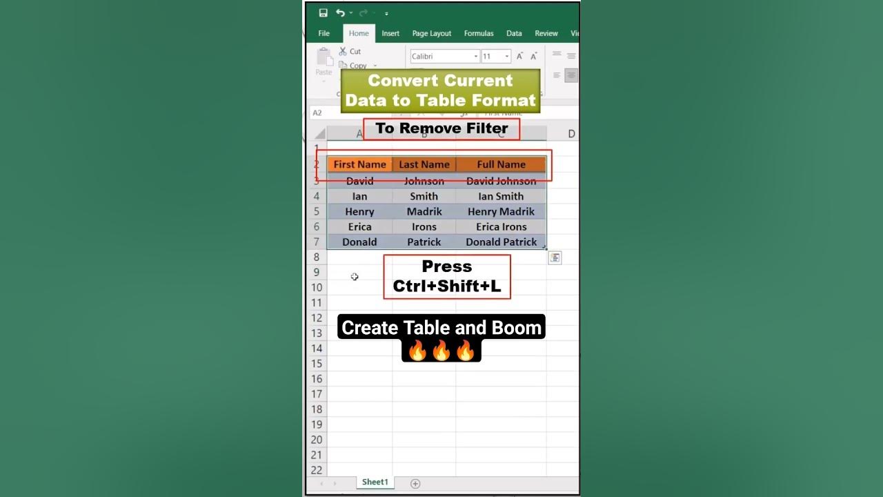 Short but Useful #dashboard #advanceexcel #table #exceltrick #exceltips #basicexcel #shorts ...