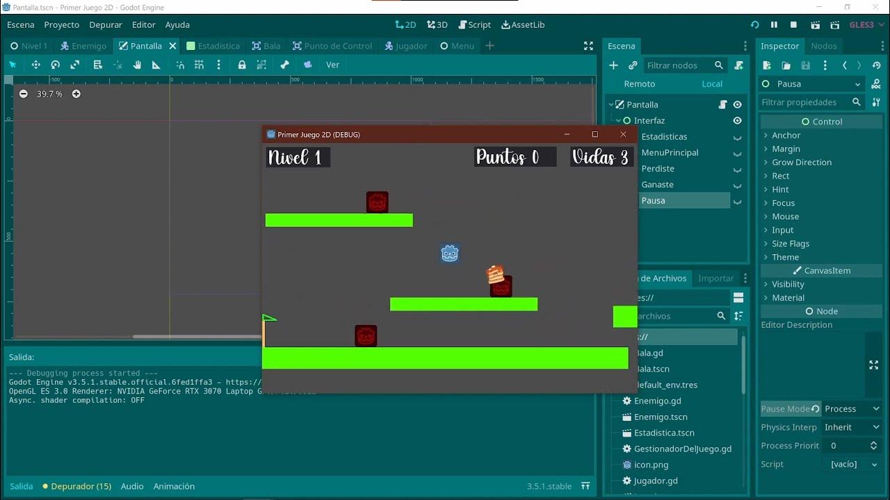 Curso Godot | Haciendo tu primer Juego 2D - YouTube