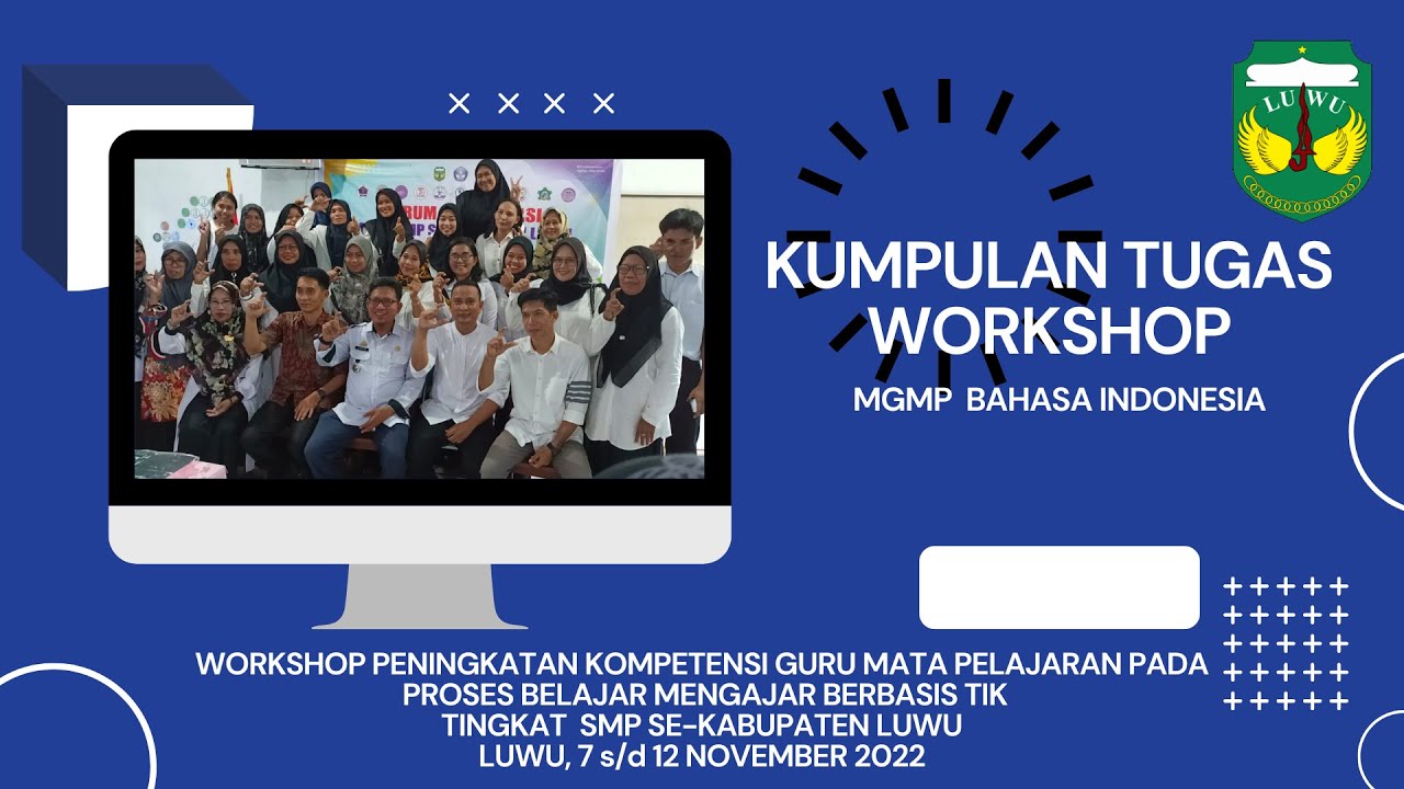 kumpulan tugas workshop mgmp bahasa indonesia - YouTube